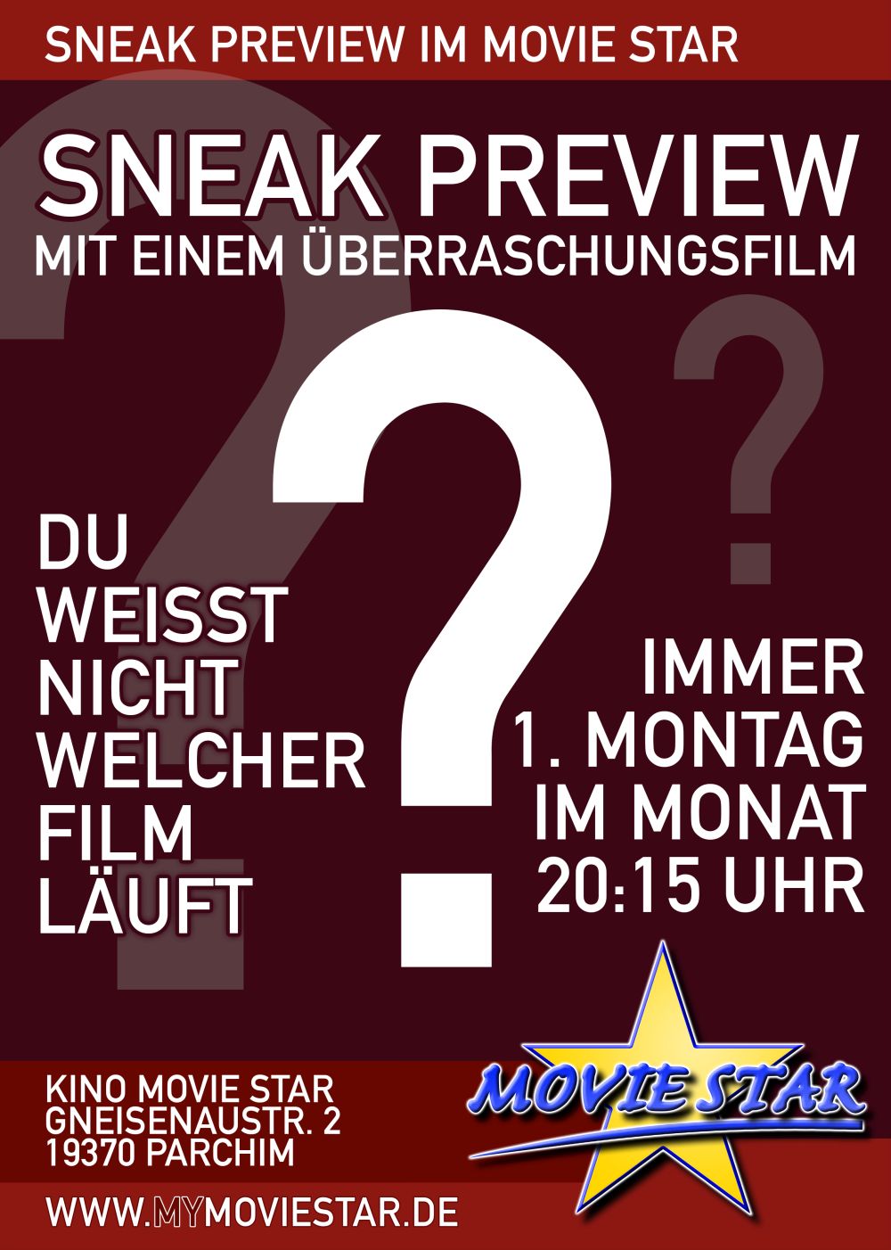 KINO MOVIE STAR | pmkino Webseite